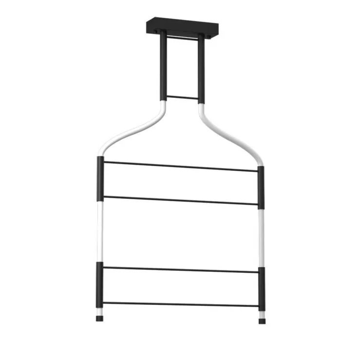 Dohar Alha S Double plafonska lampa crna