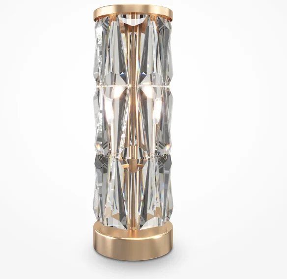 Maytoni Puntes stona lampa zlatna-staklo E14x2 60W