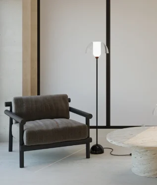 Maytoni Memory unutrašnja podna lampa crna 40W