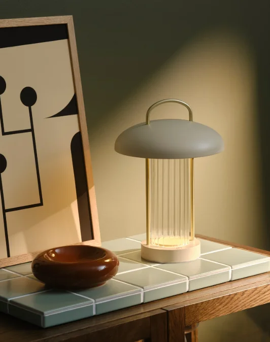 Nordlux Mirano portable stona lampa bež