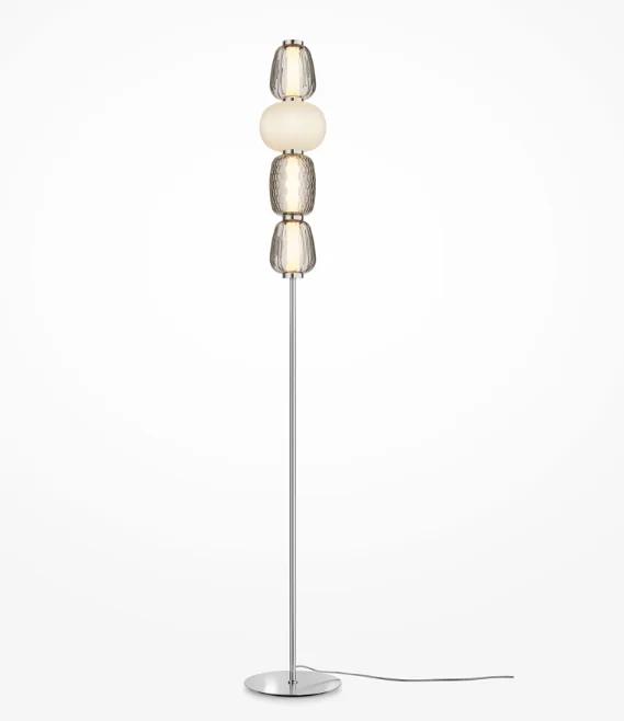 Maytoni Pattern unutrašnja podna lampa hrom 3000K 32W