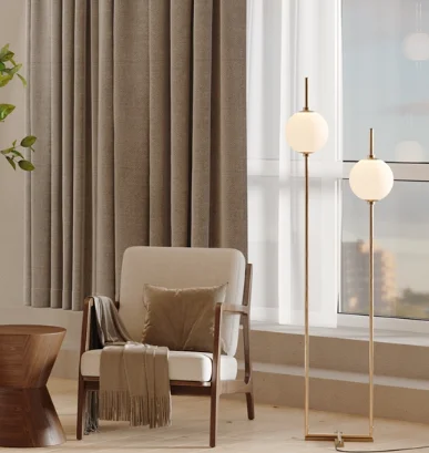 Maytoni The Sixth Sense podna lampa mesing-bela 3000K 12W