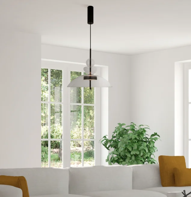 Maytoni Bangkok visilica crna-staklo 3000K 12W-3580mm