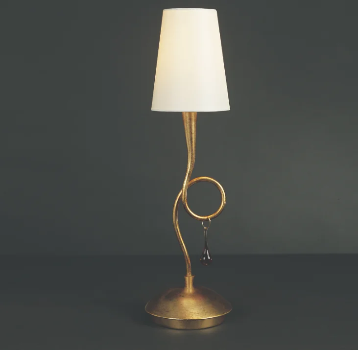 Mantra Paola Stona lampa zlatna 1xE14 20W prečnik 13.5cm