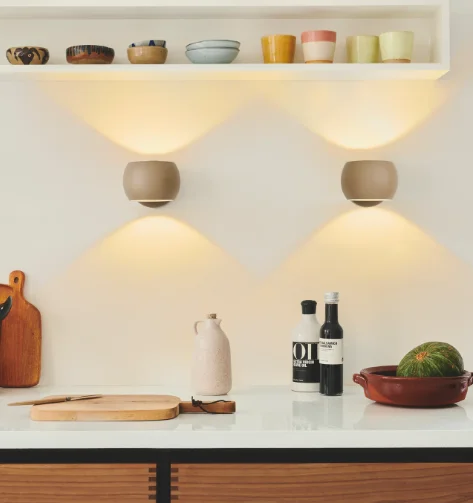 Nordlux Belir zidna lampa smeđa