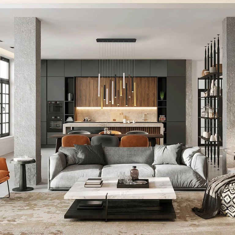Mantra Cala Visilica raznobojna led 84W 3000K dimabilna prečnik 90cm