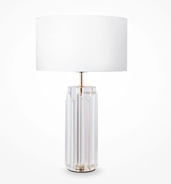 Maytoni Muse stona lampa zlatna-bela E27x1 60W 320mm