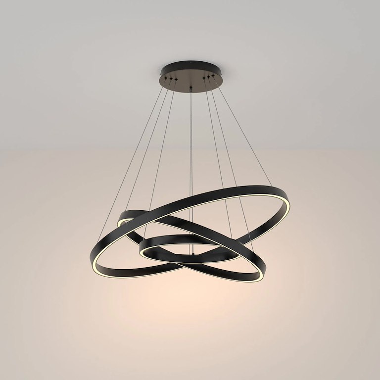 Maytoni Rim visilica crna 3000K 115W