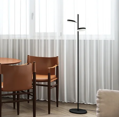 Maytoni Fad unutrašnja podna lampa crna 3000K 12W