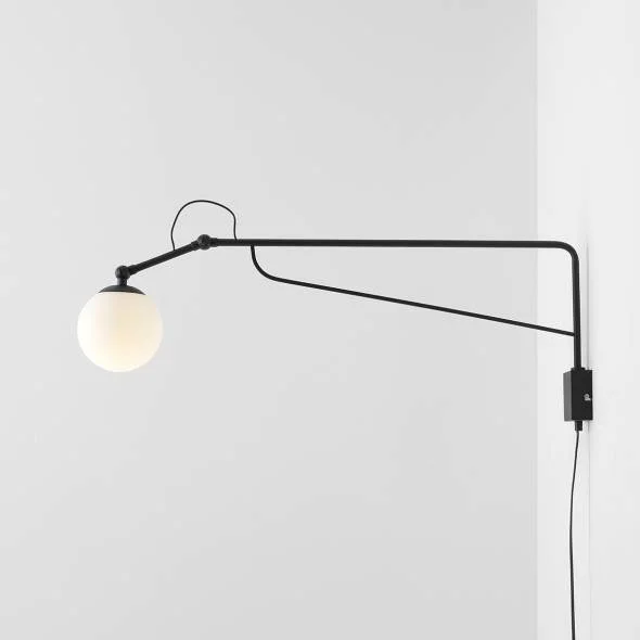 Artera SOHO GLASS L Crna Zidna