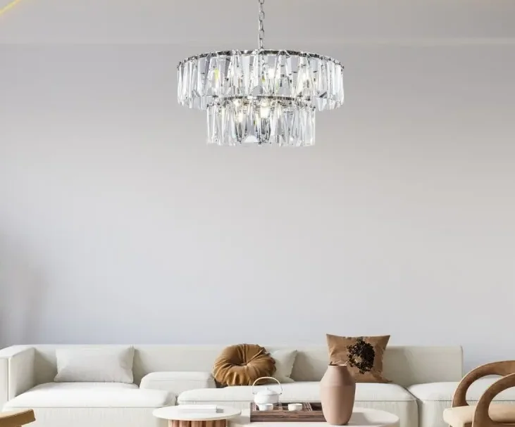 Maytoni Puntes visilica hrom-staklo E14x12 40W