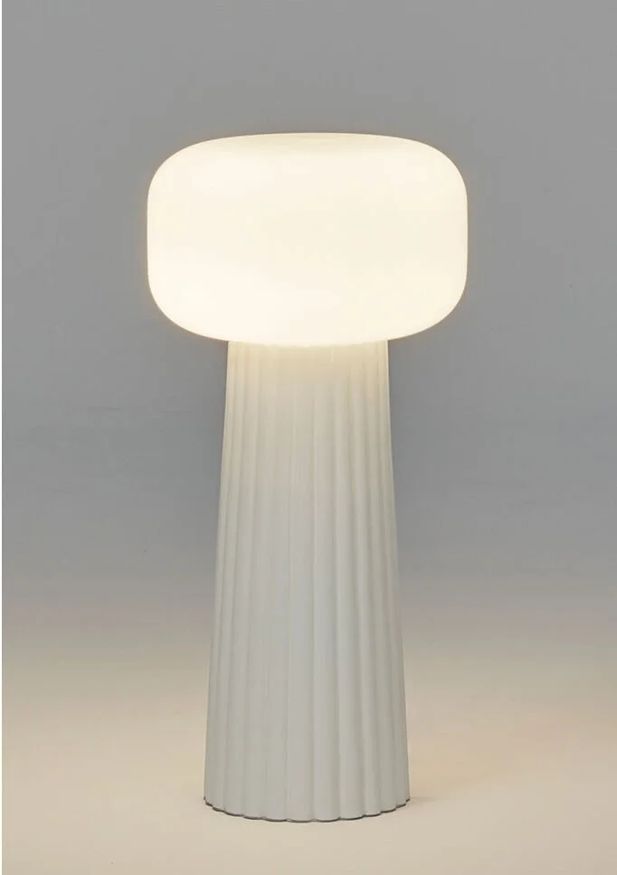 Mantra Faro Stona lampa bela 1xE27 20W prečnik 24cm