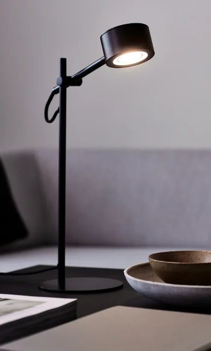 Nordlux Clyde stona lampa crna