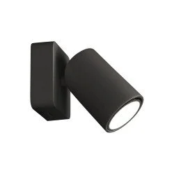 Mantra Sal Zidna lampa crna 1xGU10 10W