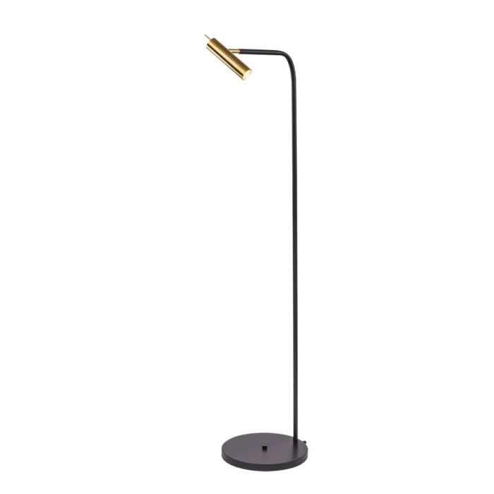 Amplex AMOS – Podna Lampa Crno/Zlatno