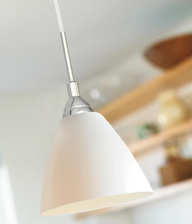 Nordlux Read 20 visilica hrom opal bela