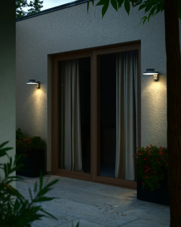 Nordlux Justina Solar spoljašnja zidna lampa antracit