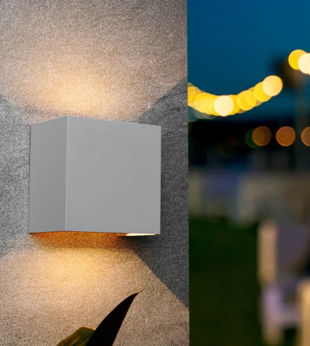 Mantra Davos Fasadna lampa bela pesak led 20W 3000K