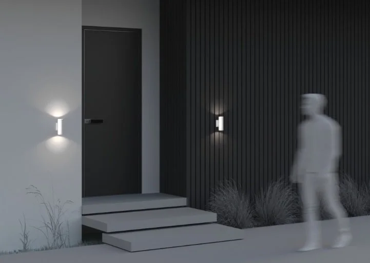 Maytoni Bowery spoljašnja zidna lampa bela 50W