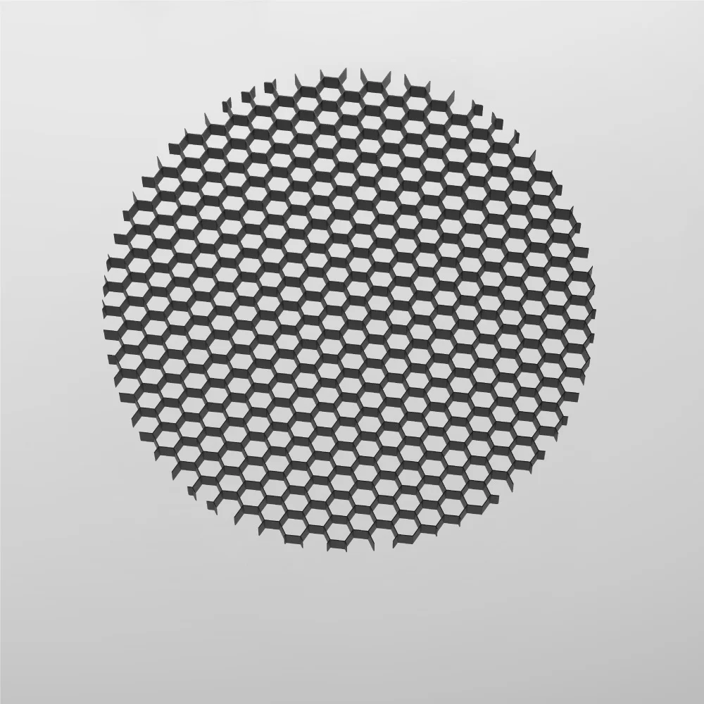 Maytoni Anti-glare filter ugradna rasveta crna HoneyComb ⌀38mm