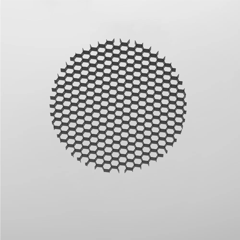 Maytoni Anti-glare filter ugradna rasveta crna HoneyComb ⌀31mm