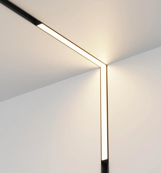 Maytoni Basis Exility magnetni šinski reflektor crni 4000K 24W 120°