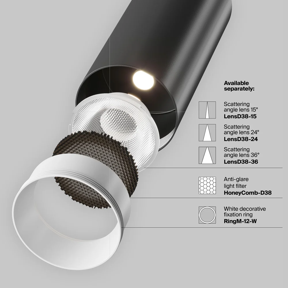 Maytoni FOCUS LED Crna Šinski Reflektor