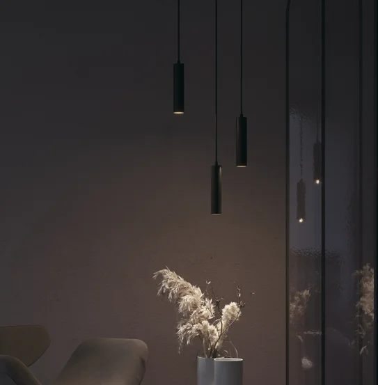 Maytoni Focus LED magnetna šinska visilica crna 4000K 12W 24°
