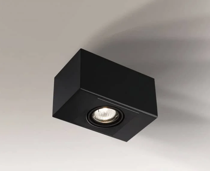 Shilo Seto nadgradna lampa crna (100 mm)