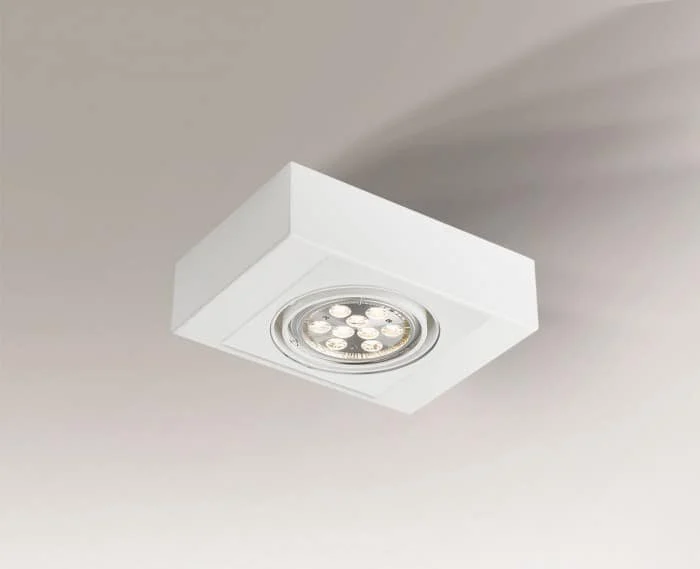 Shilo Koga plafonska lampa bela (80 mm)