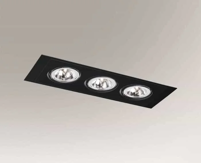 Shilo Muko ugradna lampa crna
