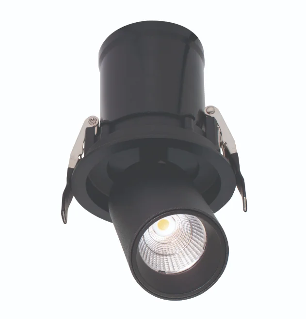 Mantra Garda Ugradna lampa crna led 7W 2700K