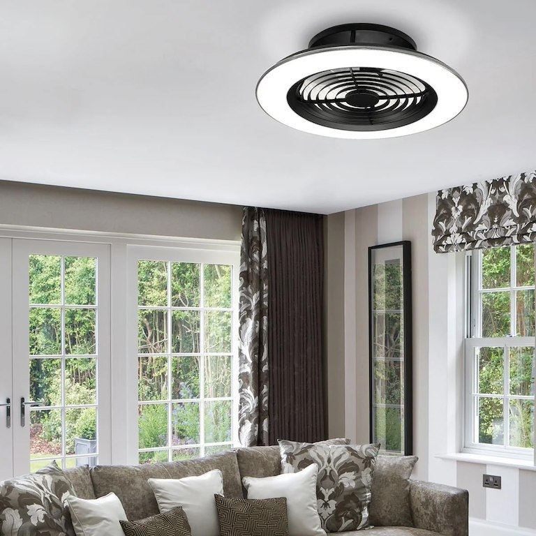 Mantra Alisio Ventilator crna led 70W 4000K dimabilni