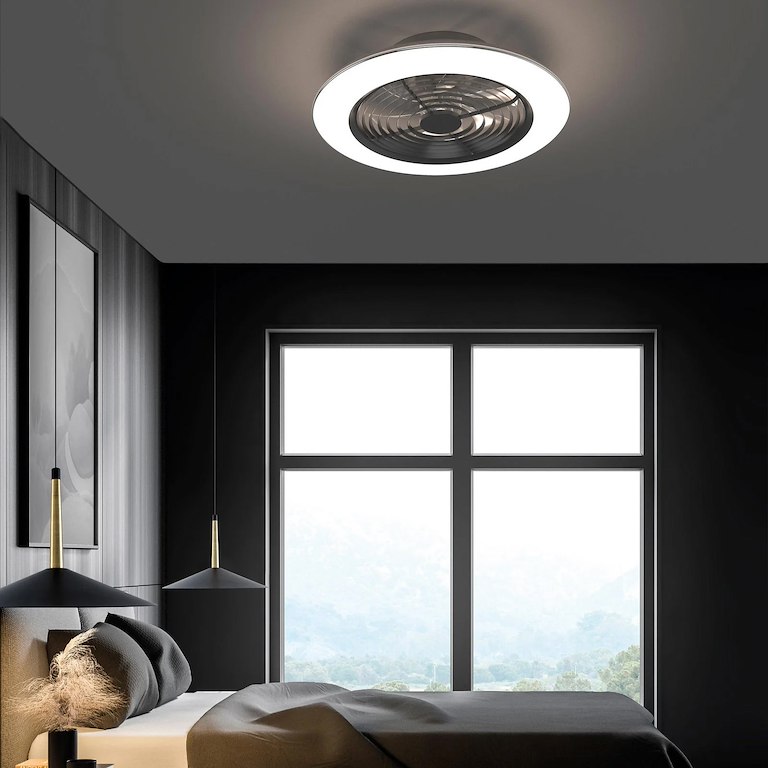 Mantra Alisio XL Ventilator srebrna led 95W 4000K dimabilni