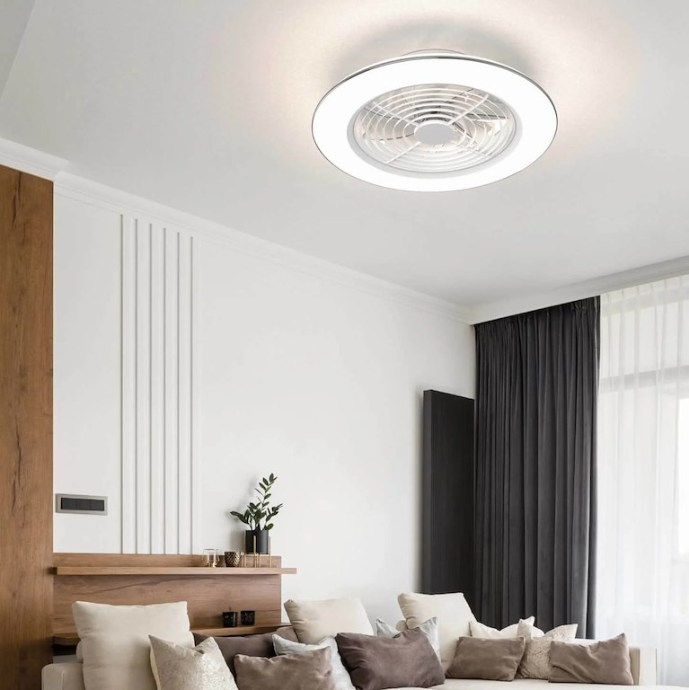 Mantra Alisio XL Ventilator bela led 95W 4000K dimabilni