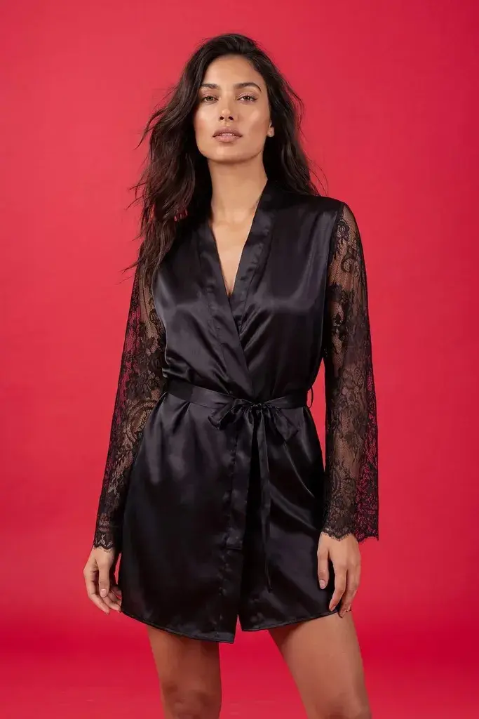 Trendyol Milla Ženski ogrtač Thmss25Sb00003, Crni
