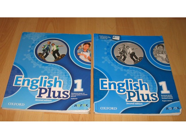 5. ENGLISH PLUS 1 LOGOS UDZBENIK + RADNA SVESKA