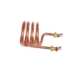 GREJAČ BOJLERA 1500w SPIRALNI BEZ PRIRUBNICE BAKARNI fi6.5mm HORIZONTALNE STOPICE