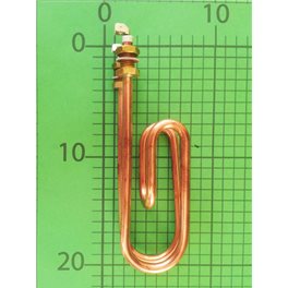 GREJAČ BOJLERA 2000w "M" BEZ PRIRUBNICE BAKARNI fi8.1mm M12 DUŽINA 190mm TERMORAD