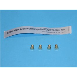 DIZNE ZA GAS ŠPORETA GORENJE NG500 G30/29 SET 4 KOMADA 629402