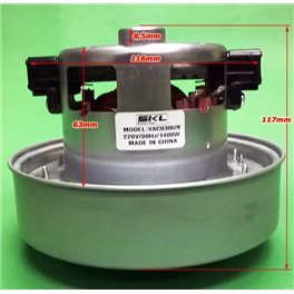 MOTOR USISIVAČA 1400W UNIVERZALNI 1ELISA VAC030UN H-117mm