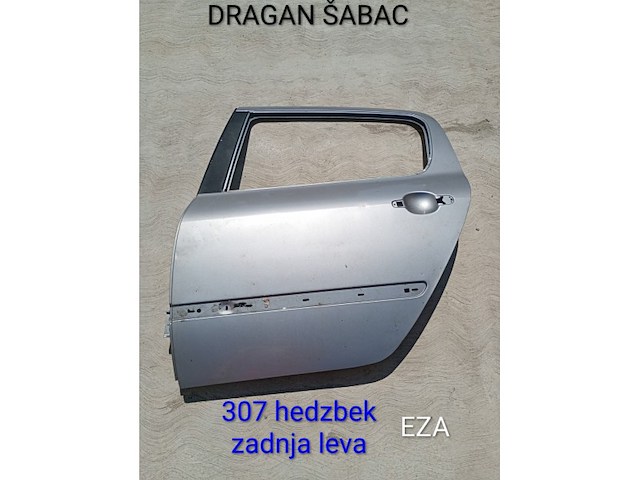 PEUGEOT 307 vrata zadnja leva hedzbek