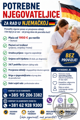 Posao njegovateljice u Njemačkoj