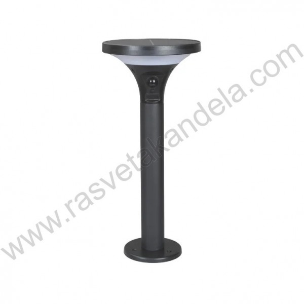 Solarna stubna lampa 3CCT 145-20863 sa senzorom