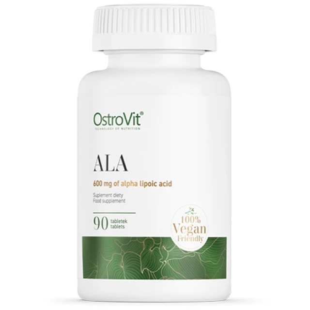 OstroVit ALA Vege – alfa-lipoinska kiselina 590 mg, 90 tableta