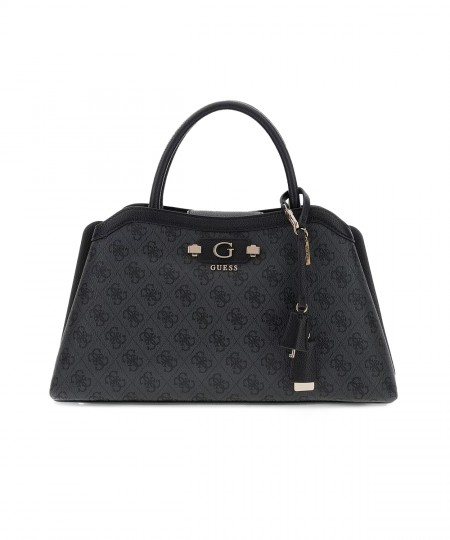GUESS ŽENSKA TAMNO SIVA I BEŽ TORBA LINDSEY HWSG9749060 AW26