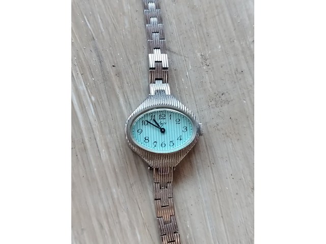 Vintage ženski sat LUCH (Luč) SSSR – Tirkizni cifer