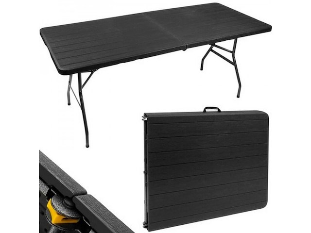 Gardlov Sklopivi Plastični Sto sa Ručkom 180x74x74cm