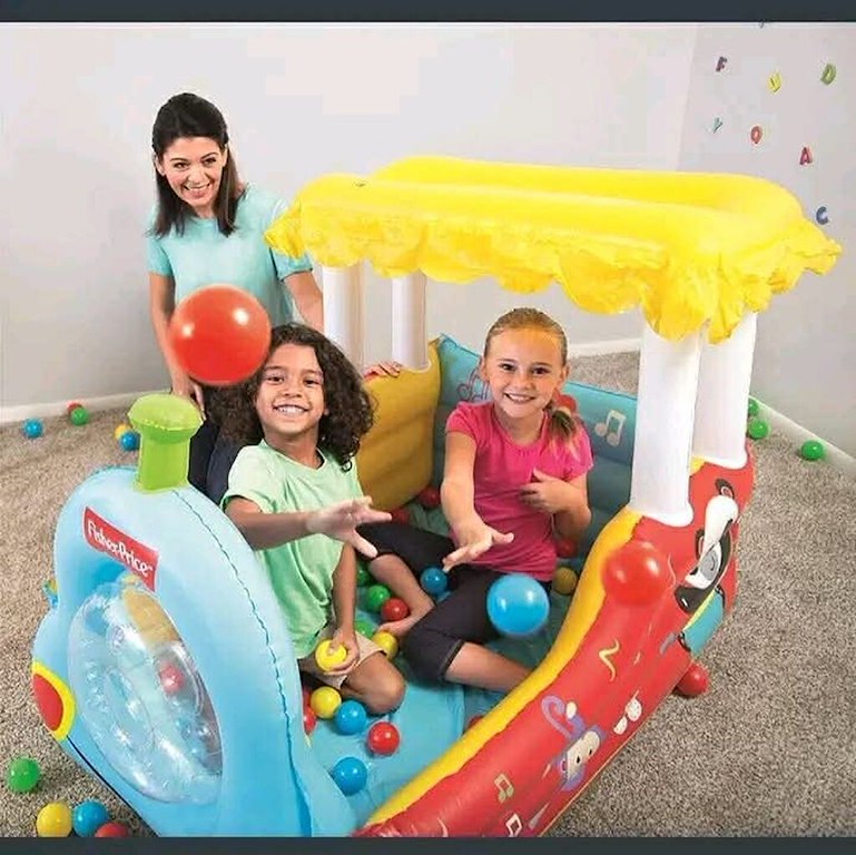 Bestway 93537 Fisher Price Voz sa 25 loptica 132 x 94 x 89 Cena 5950