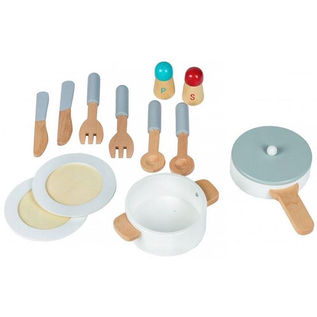 DRVENA KUHINJA XXL + dodaci za kuvanje – ECO TOYS Šifra proizvoda